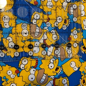 Simpsons Cotton Fabric - Etsy