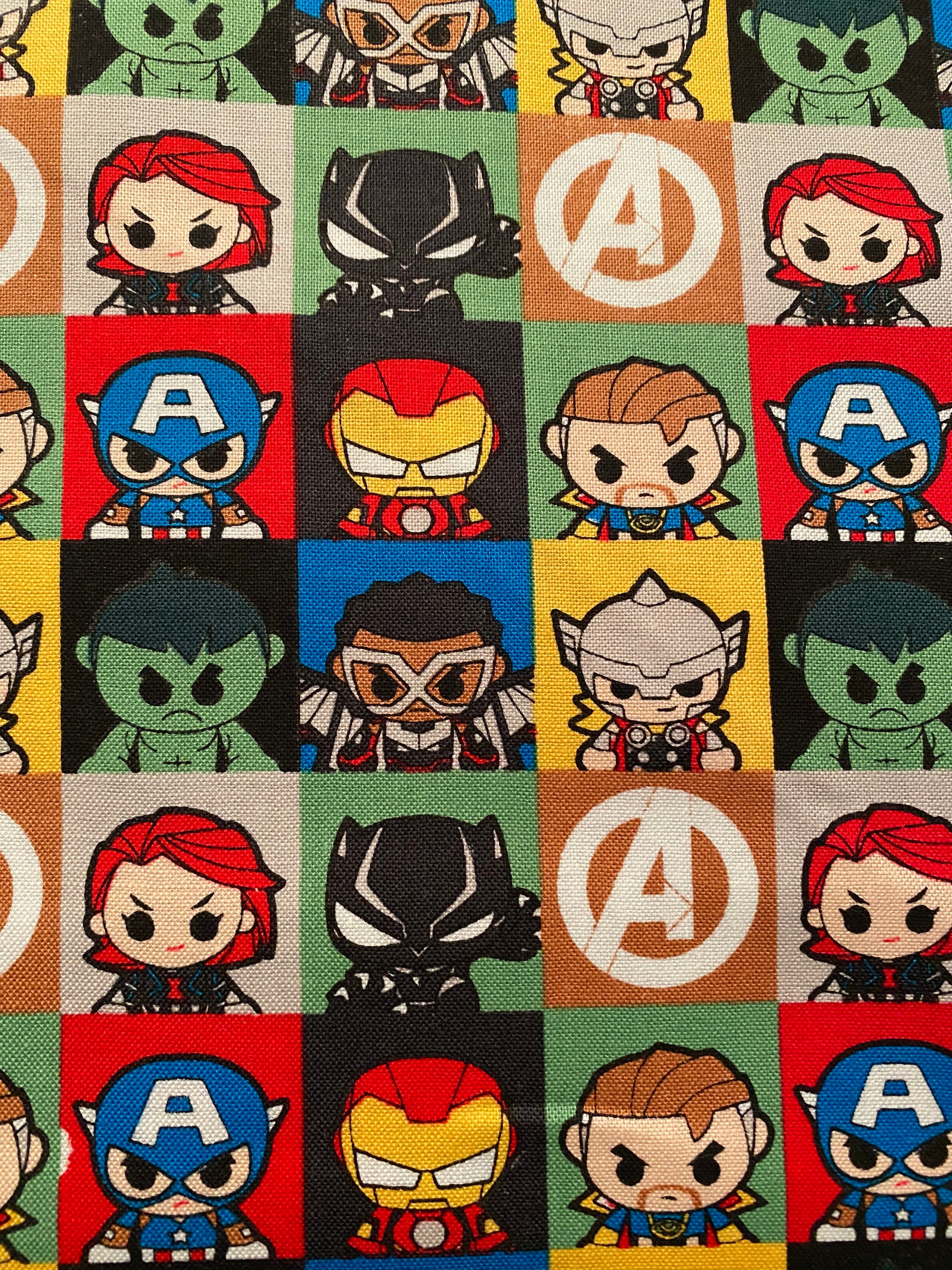 Marvel Avenger Baby Kawaii Cotton Fabric Cut today ship | Etsy