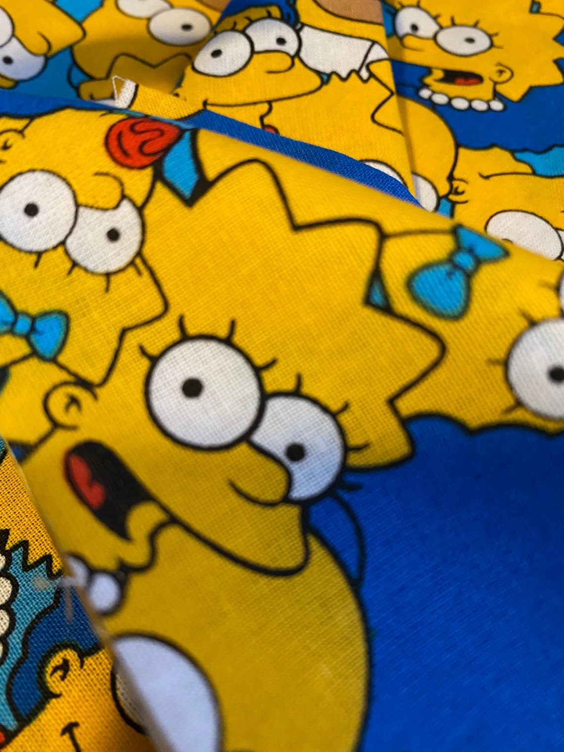 Simpsons Cotton Fabric - Etsy