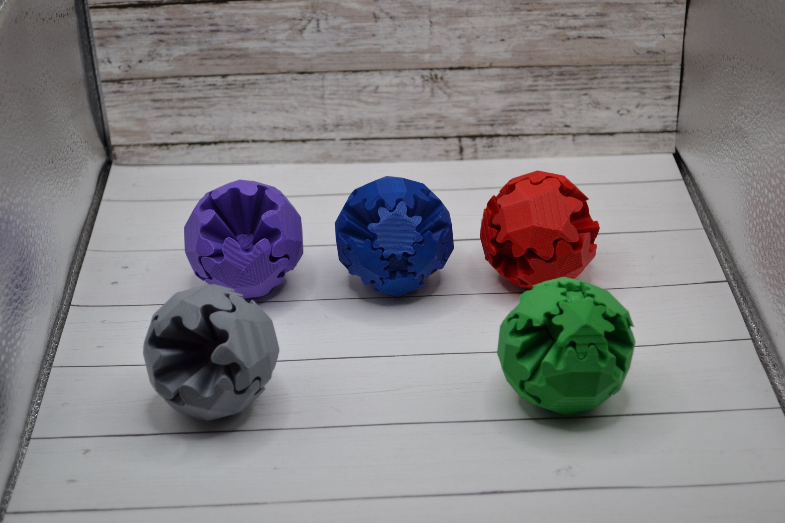 Gear Rhombo Junior Jr. the Spirit of Mini Gear Sphere Fidget Ball Toy ...