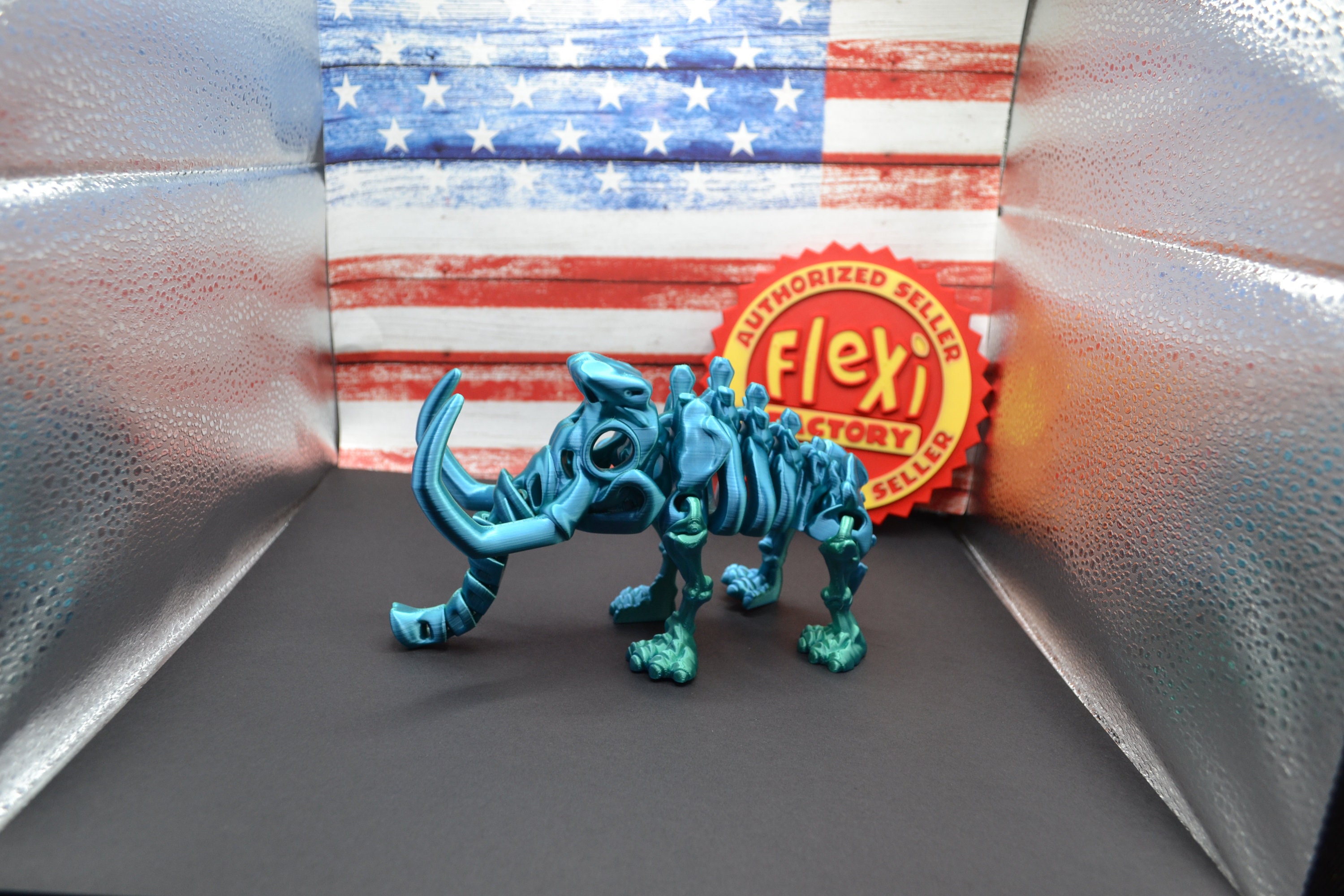3D Printed Flexi Skeleton Mammoth - Etsy
