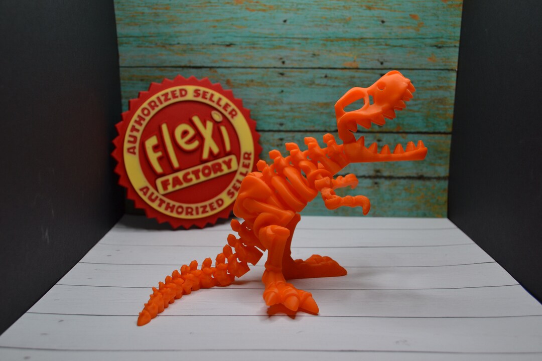Flexi T-rex With Articulated 3d Print - Etsy