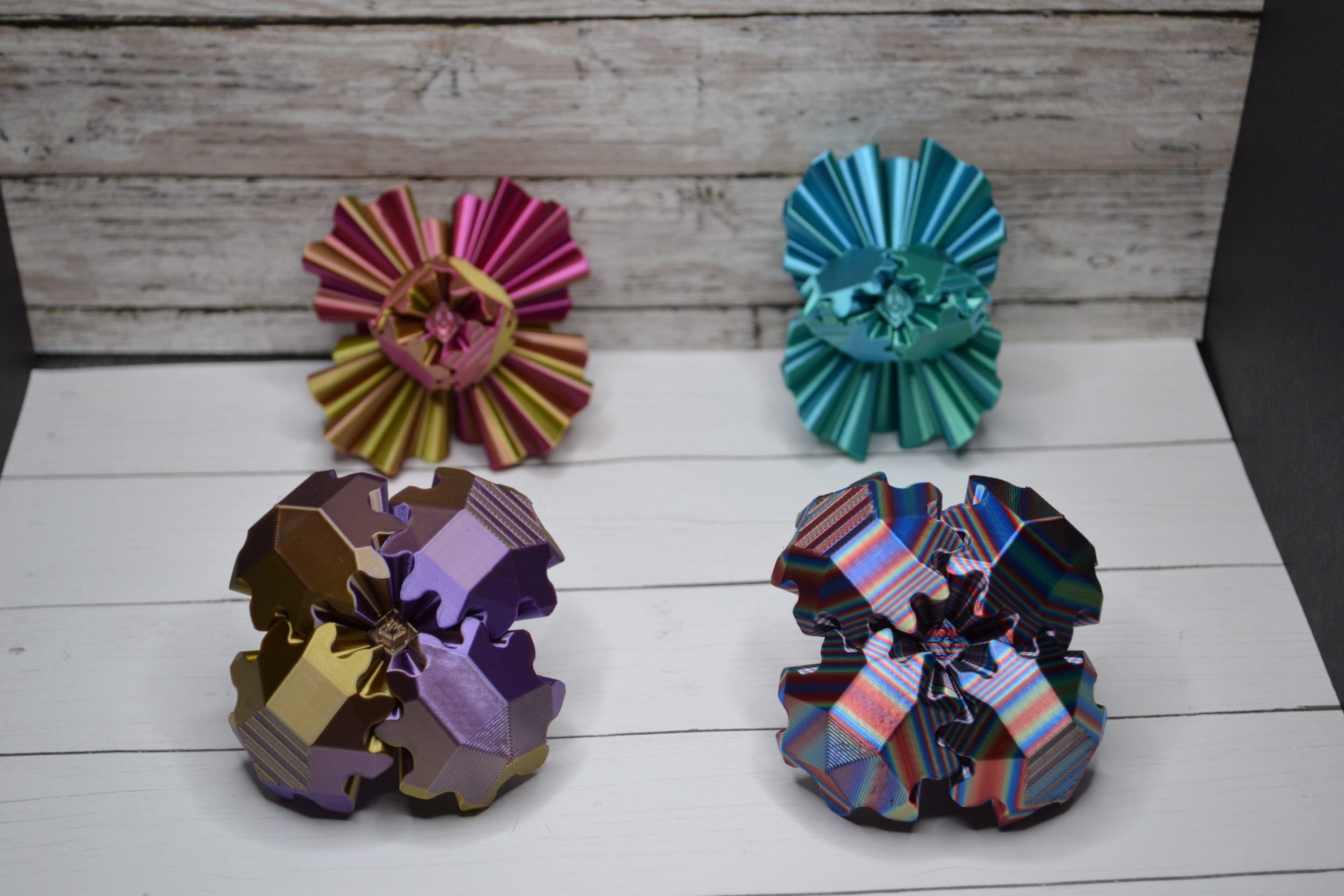 Gear Rhombo Junior Jr. the Spirit of Mini Gear Sphere Fidget Ball Toy ...