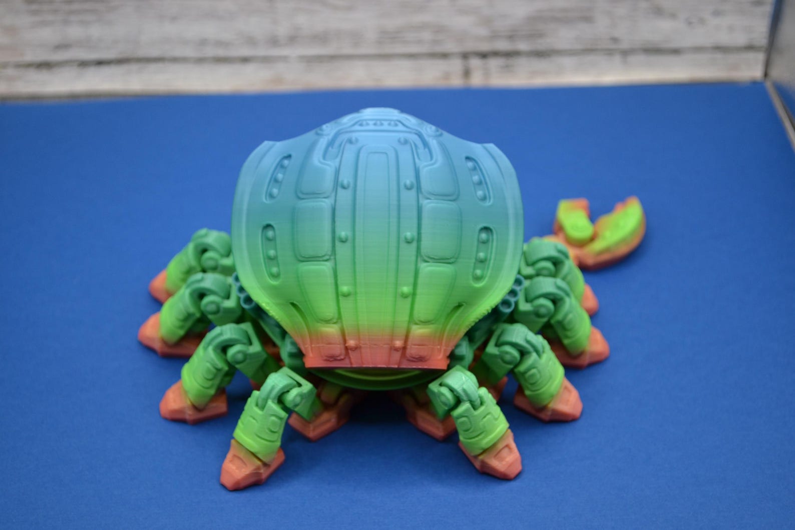 3D Printed Flexi Cyber Crab - Etsy