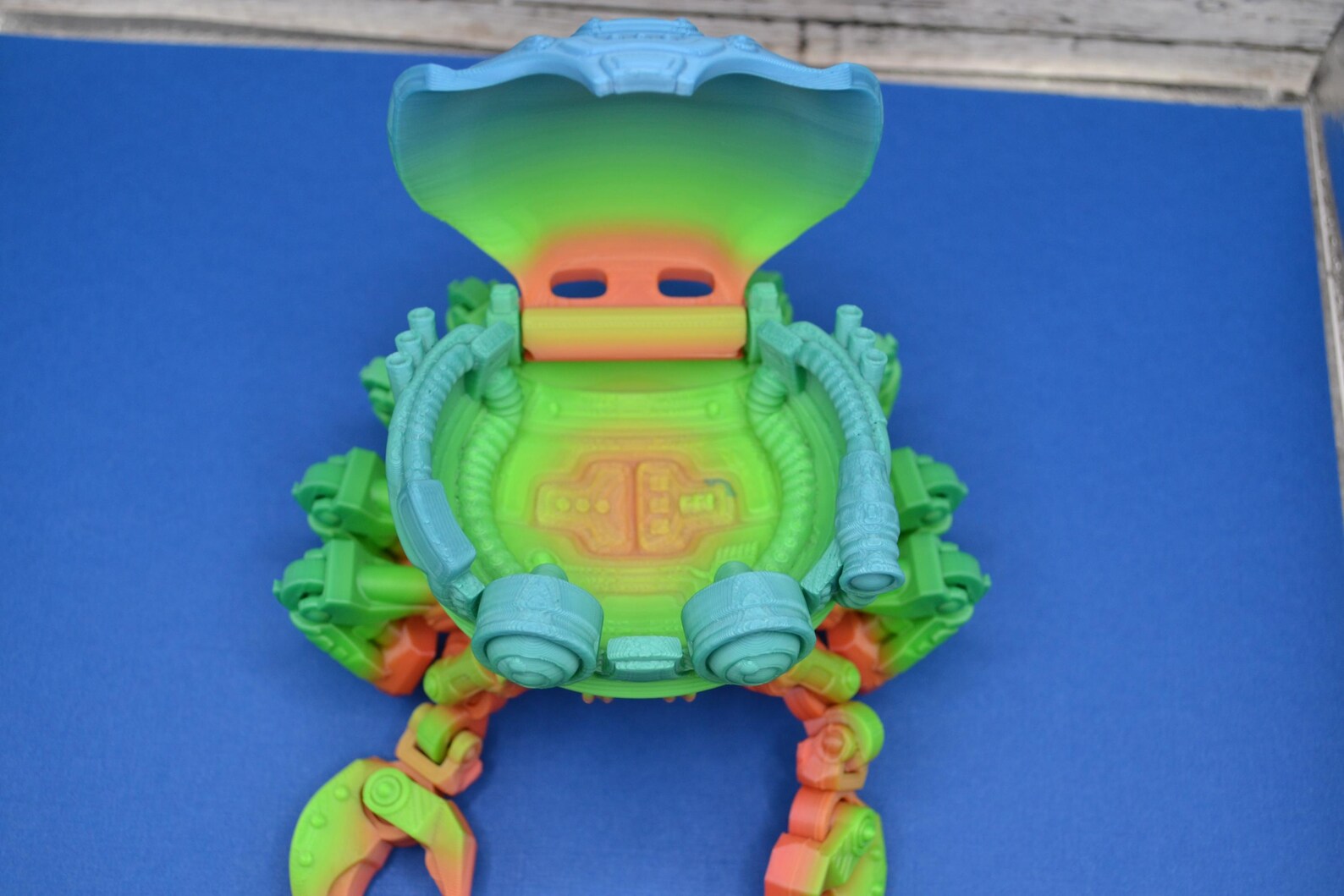 3D Printed Flexi Cyber Crab - Etsy