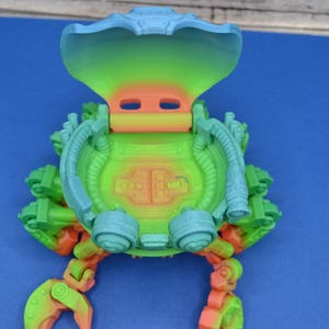 3D Printed Flexi Cyber Crab - Etsy
