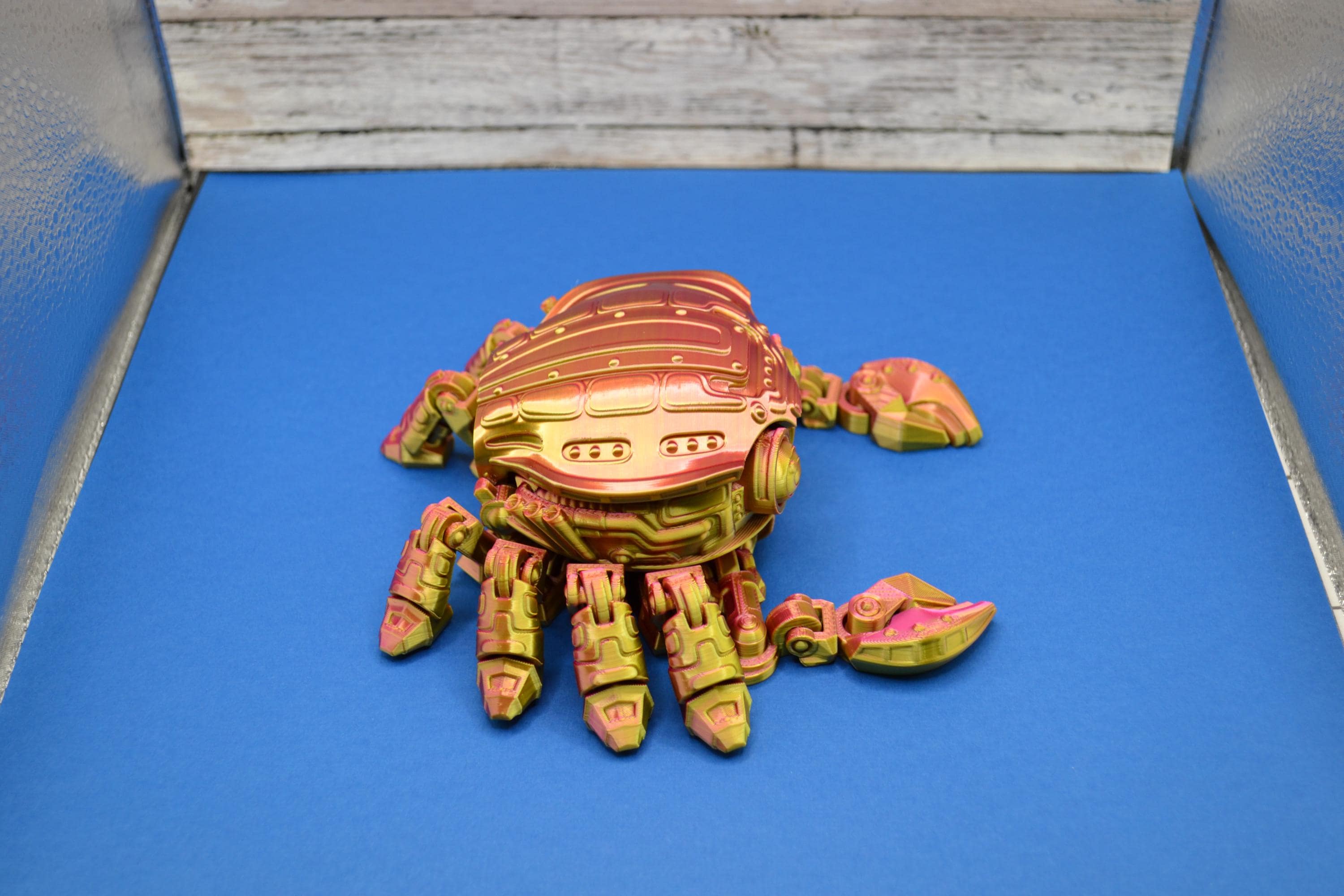 3D Printed Flexi Cyber Crab - Etsy