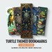 Turtle Themed Digital Bookmarks Printable Bookmark Set 10 Unique ...