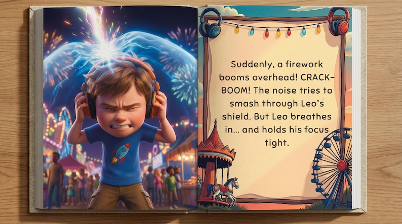Personalized Book for Autistic Child | Sensory Processing Disorder Gift ...