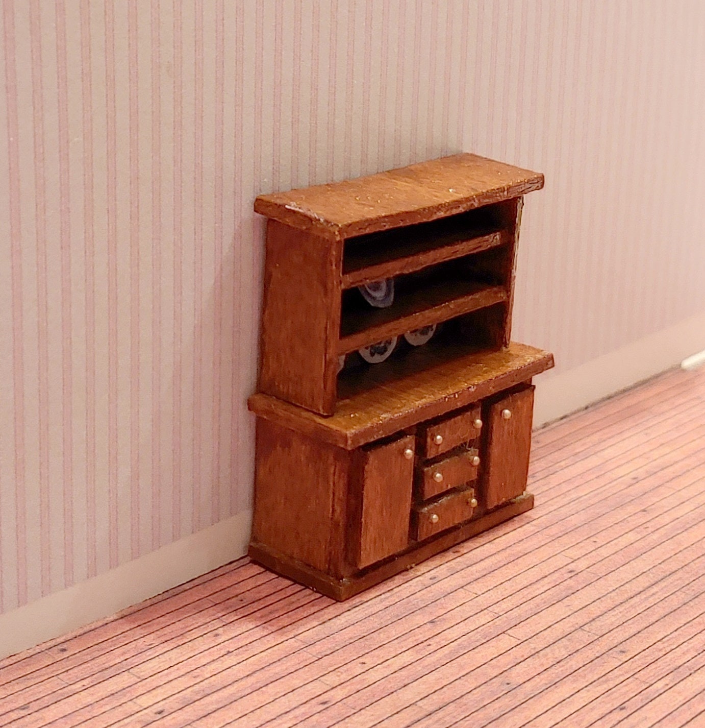 1:48 Quarter Scale Miniature Dollhouse Hutch China Cabinet - Etsy