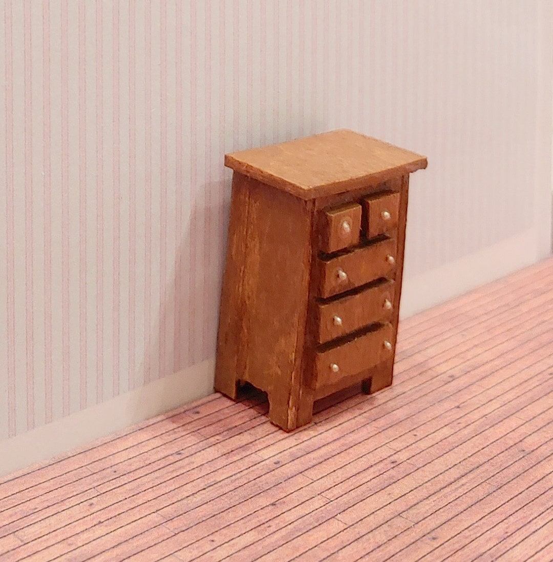 1:48 Quarter Scale Miniature Dollhouse Chest of Drawers - Etsy