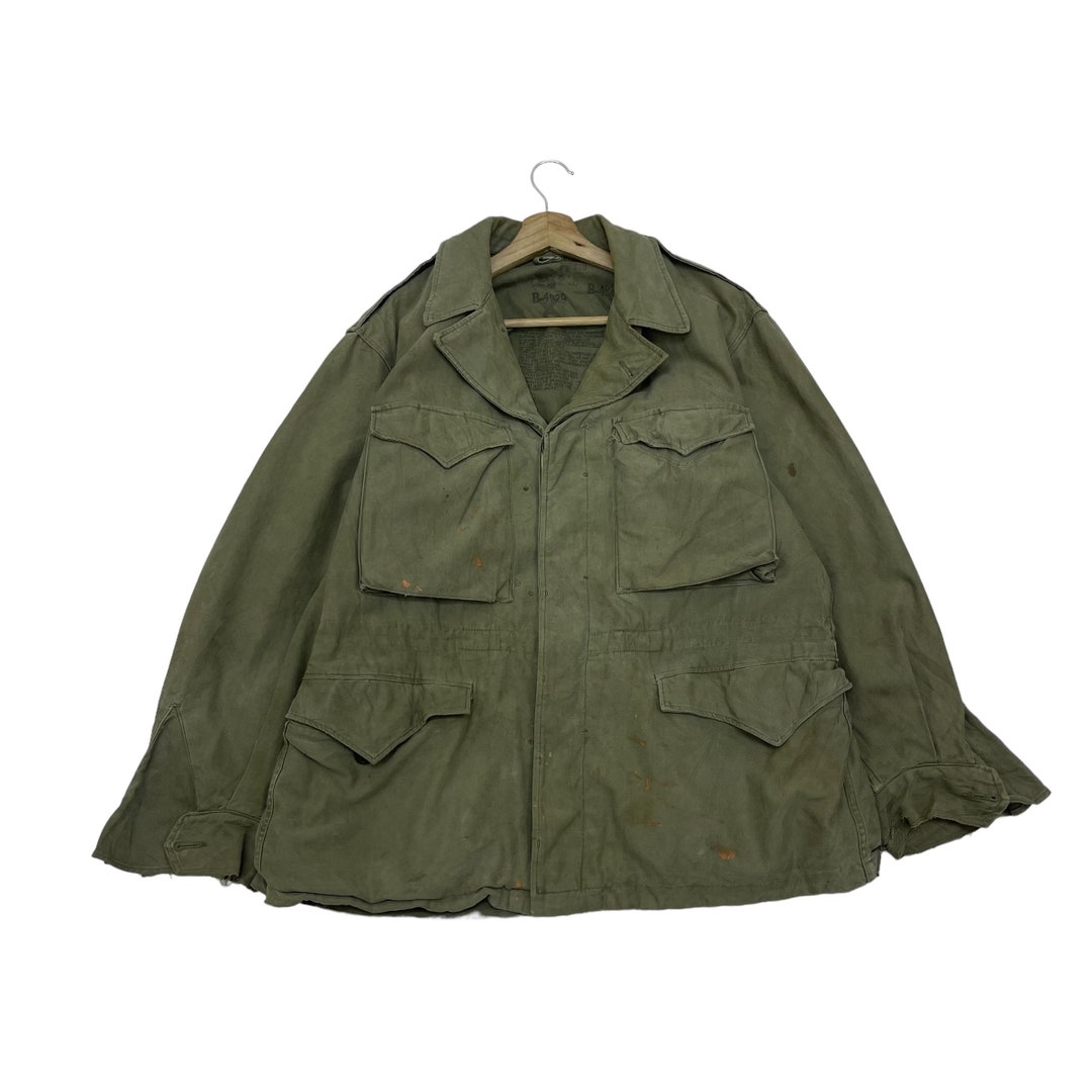 True Vintage 1943 Distressed Ww2 Us Army Type M63 Field Jacket - Etsy