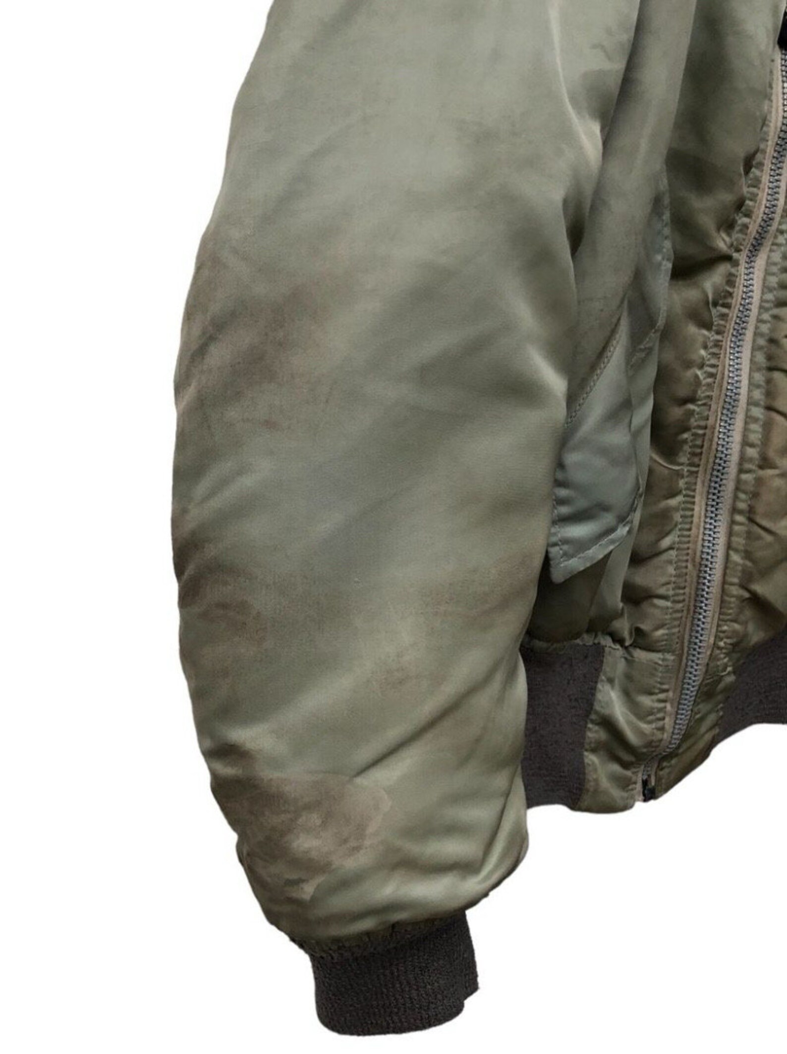 Vintage Trashed Avirex Usa Bomber Type Ma 1 Sunfaded Jacket Made in Usa - Etsy