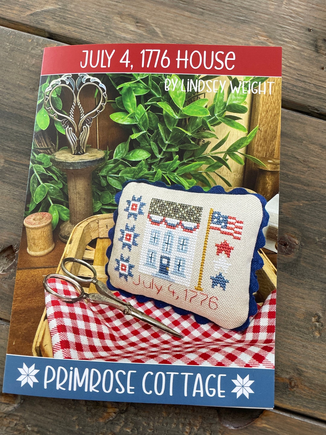 Primrose Cottage Stitches, July 4, 1776 House, Designed by Lindsey ...