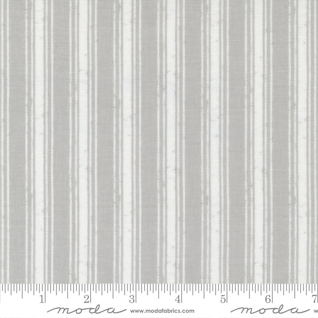 Moda, Old Glory by Lella Boutique, Large Grungy Grey and White Stripe ...