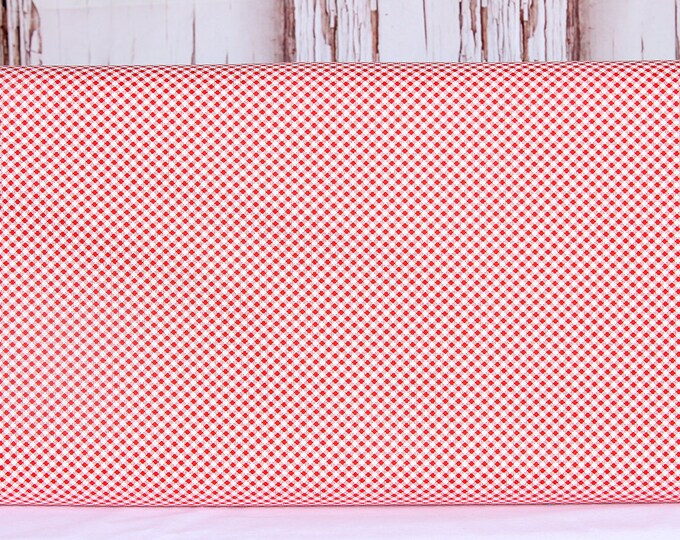 Moda Fabrics, Fresh Fig Favorites by Fig Tree and Co, Tiny Red Gingham ...