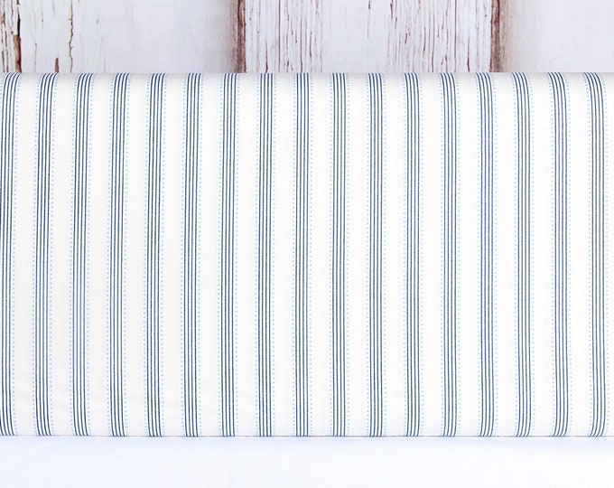 Moda Fabrics, Isabella by Minick and Simpson, Light Blue Stripes on off ...