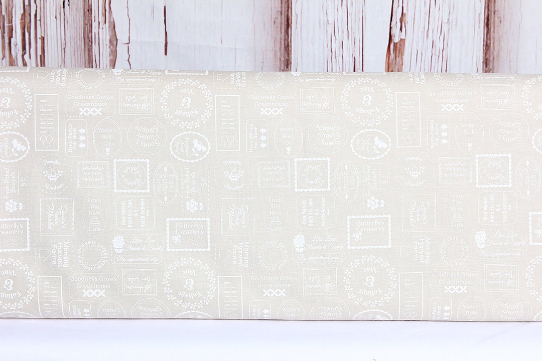 Moda, Spring Brook by Corey Yoder, Taupe Labels, 29115-22, 100% ...