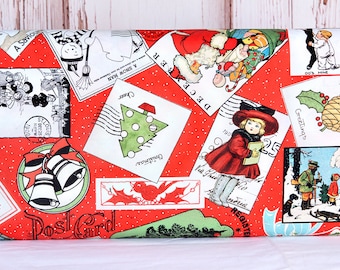 Riley Blake, Nicholas by J. Wecker Frisch, Santa Stamps, CD12335, 100% ...