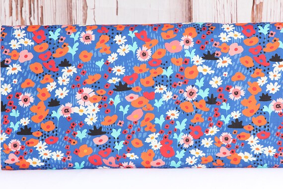 Moda Botanica Crystal Manning Fabric Yardage Royal 11841 14 Sale! Bijou ...