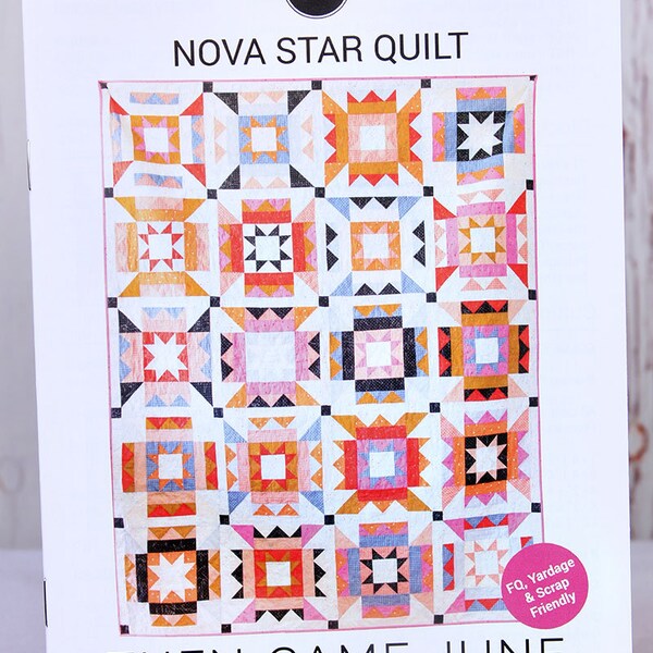 Nova Star Quilt Pattern - Etsy