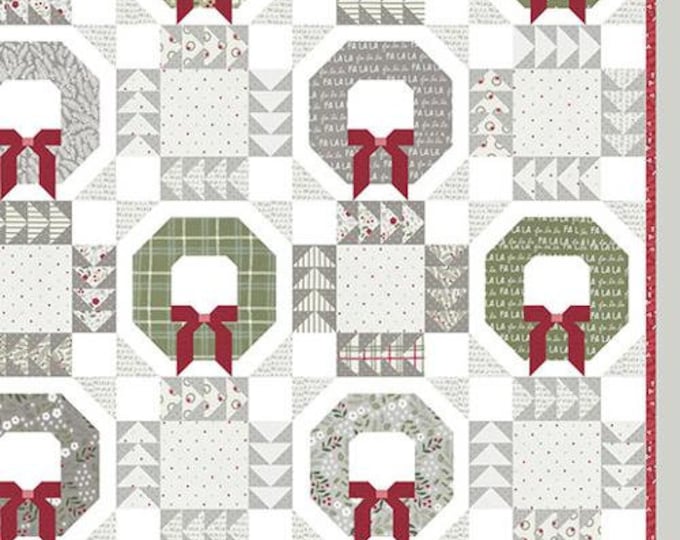 Moda Quilt Pattern, Good Tidings by Lella Boutique, 213 Featuring Christmas Eve by Lella ...