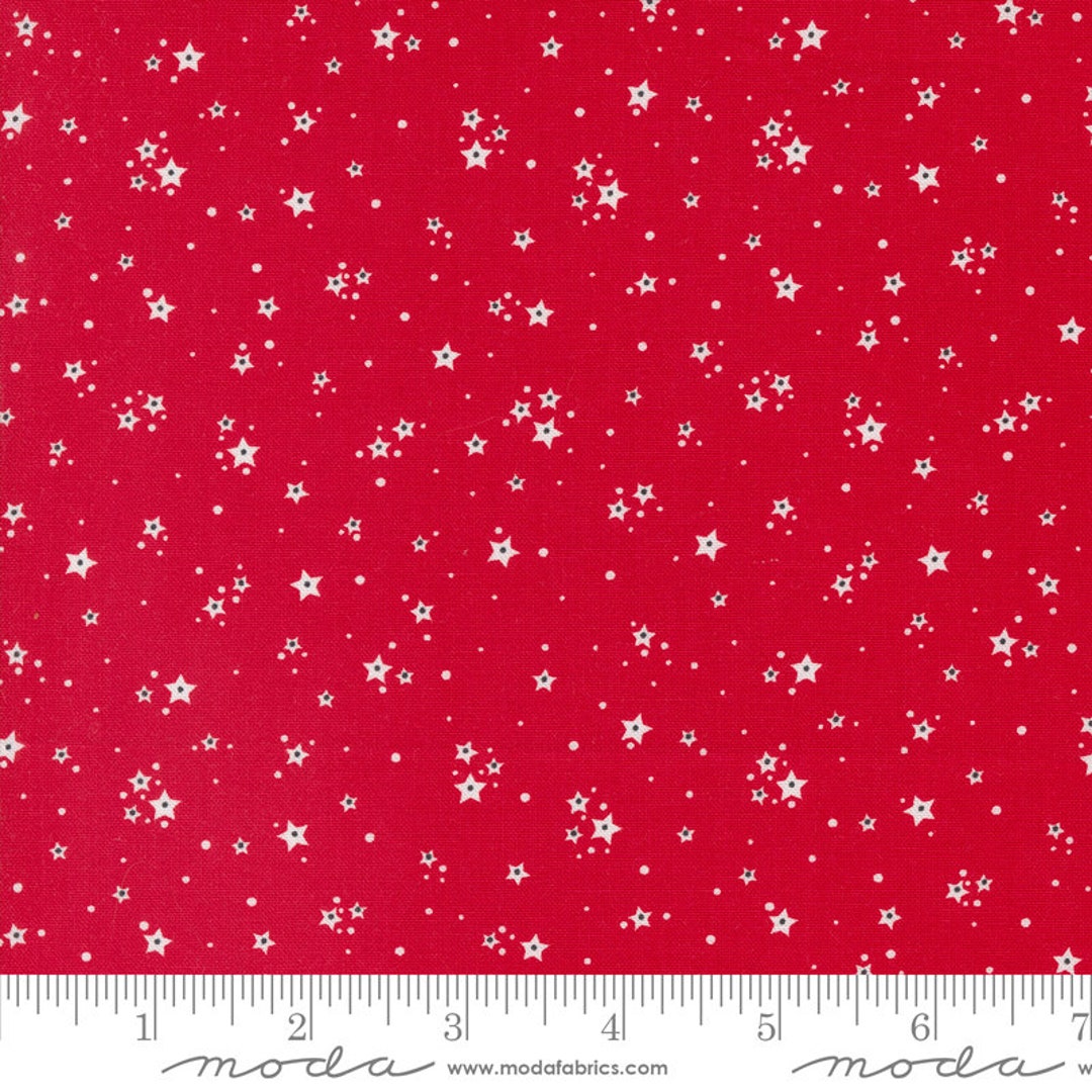 Moda Fabrics, Starberry by Corey Yoder of Coriander Quilts, Tiny White ...