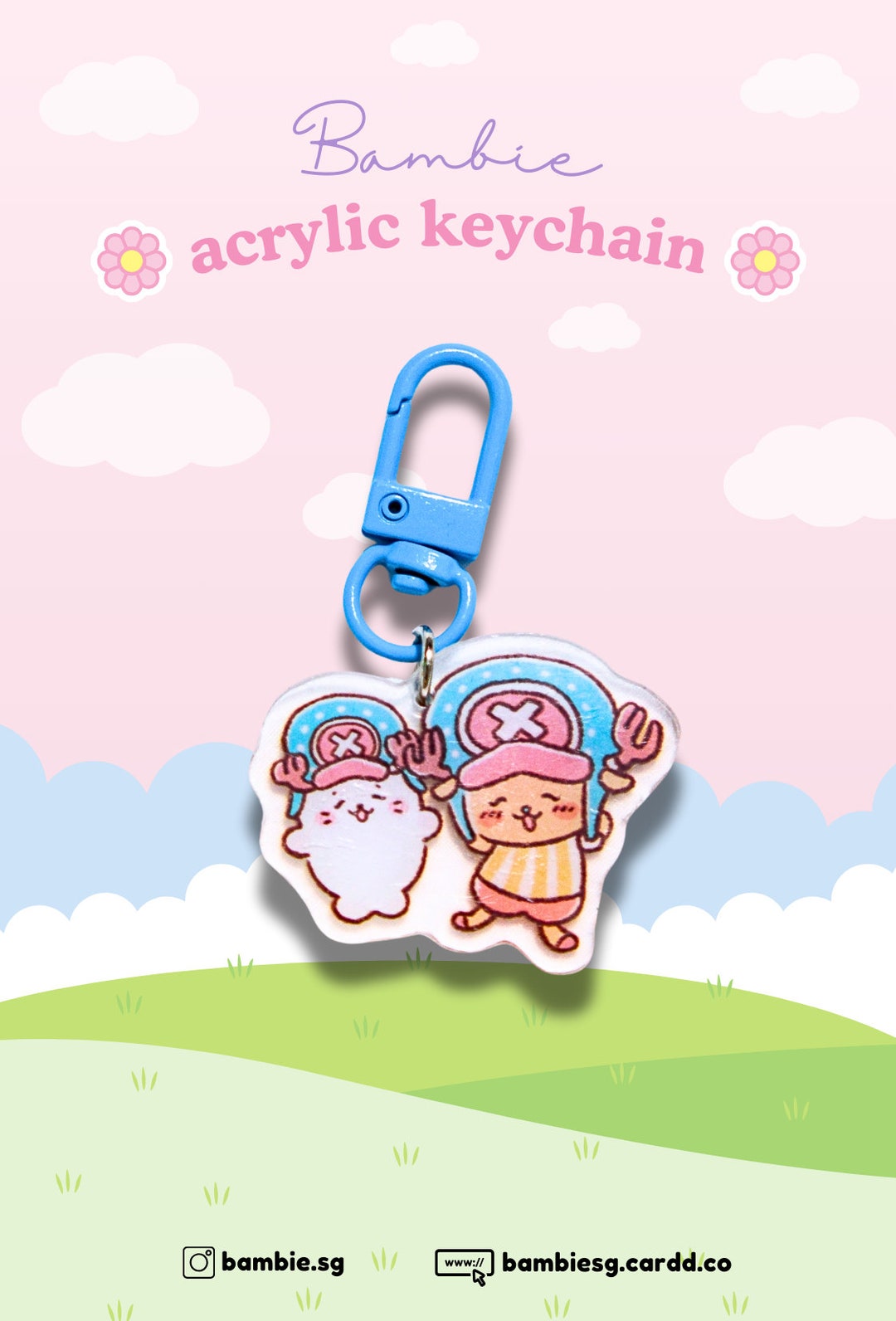 One Piece Acrylic Keychains luffy/chopper - Etsy