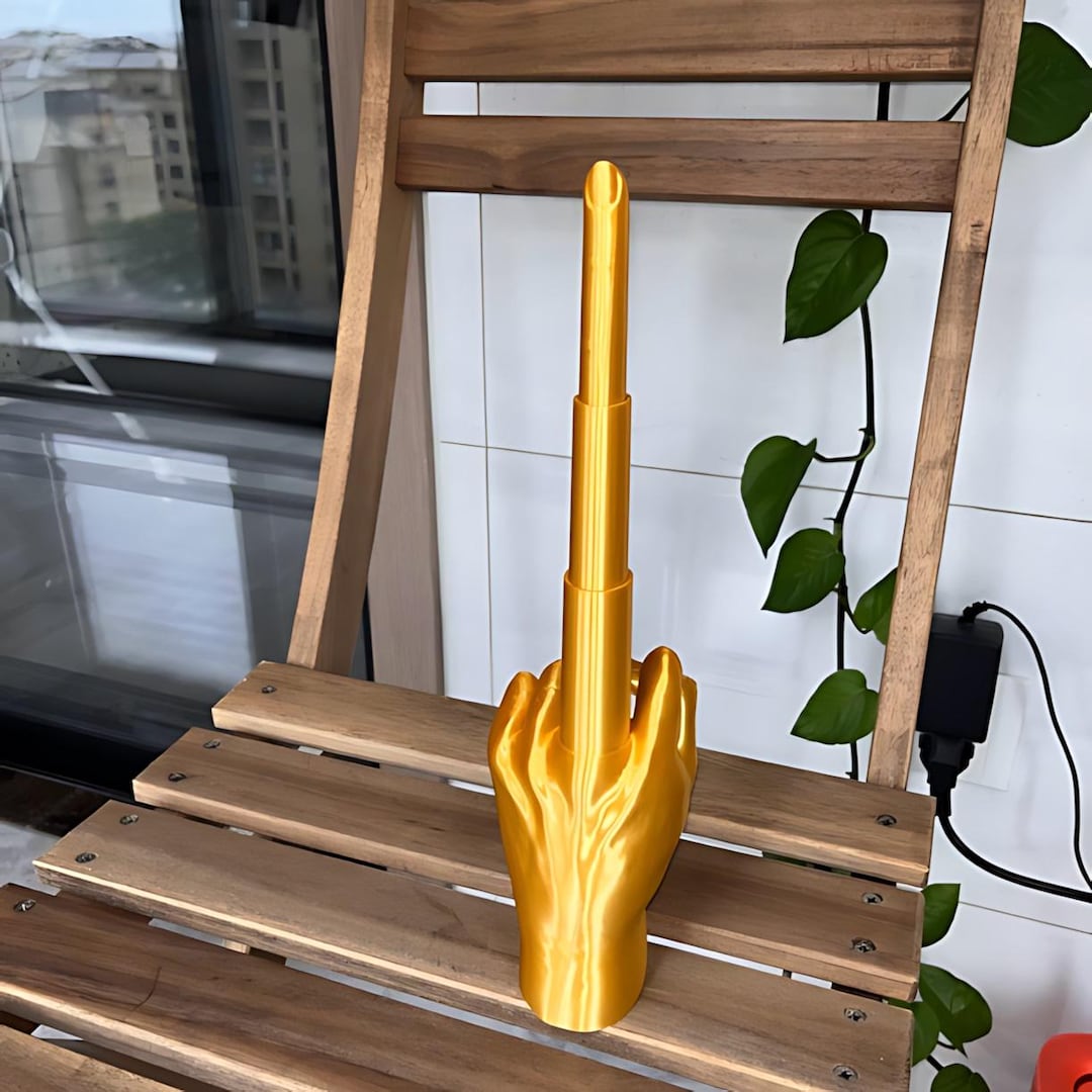 Extendable Collapsing Middle Finger-customizable Colors Collapsing ...