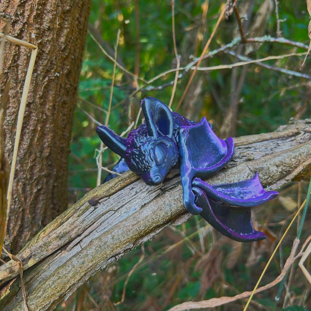 Bat Cinderwing | 3D Printed | Articulated - Etsy