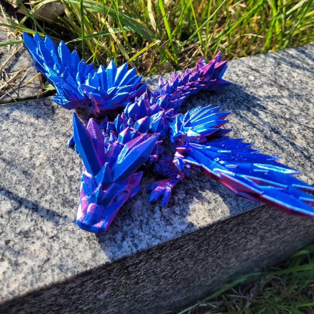 Crystal Wing Cinderwing | 3D Printed | Articulated - Etsy