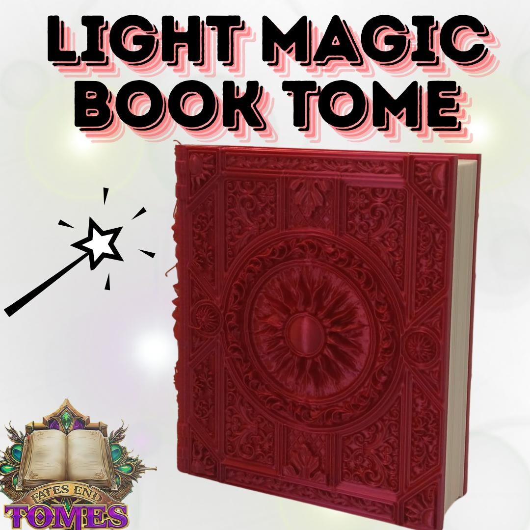 Light Magic Book Tomes | 3D Printed - Etsy