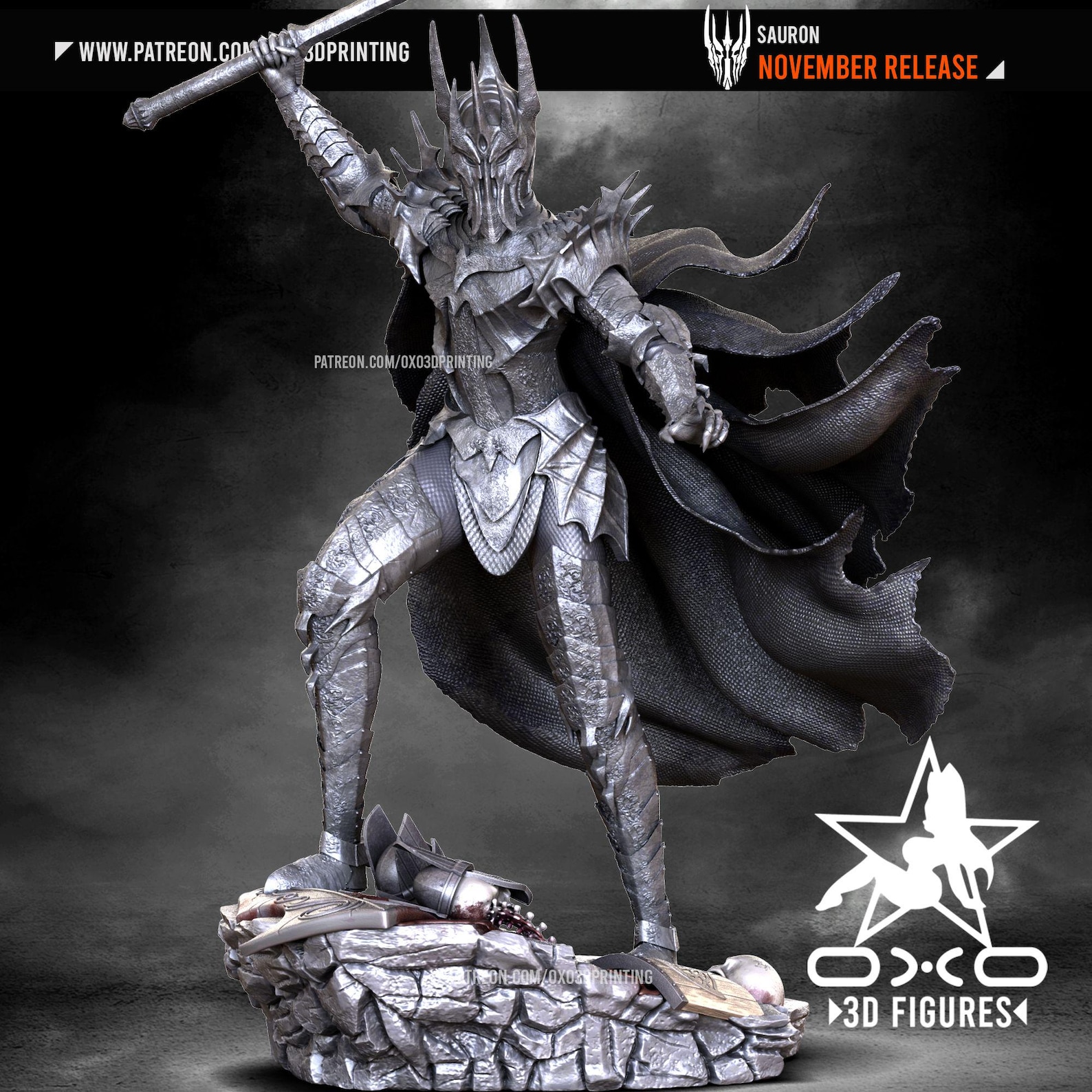 OXO3D Sauron | 3D Printed - Etsy