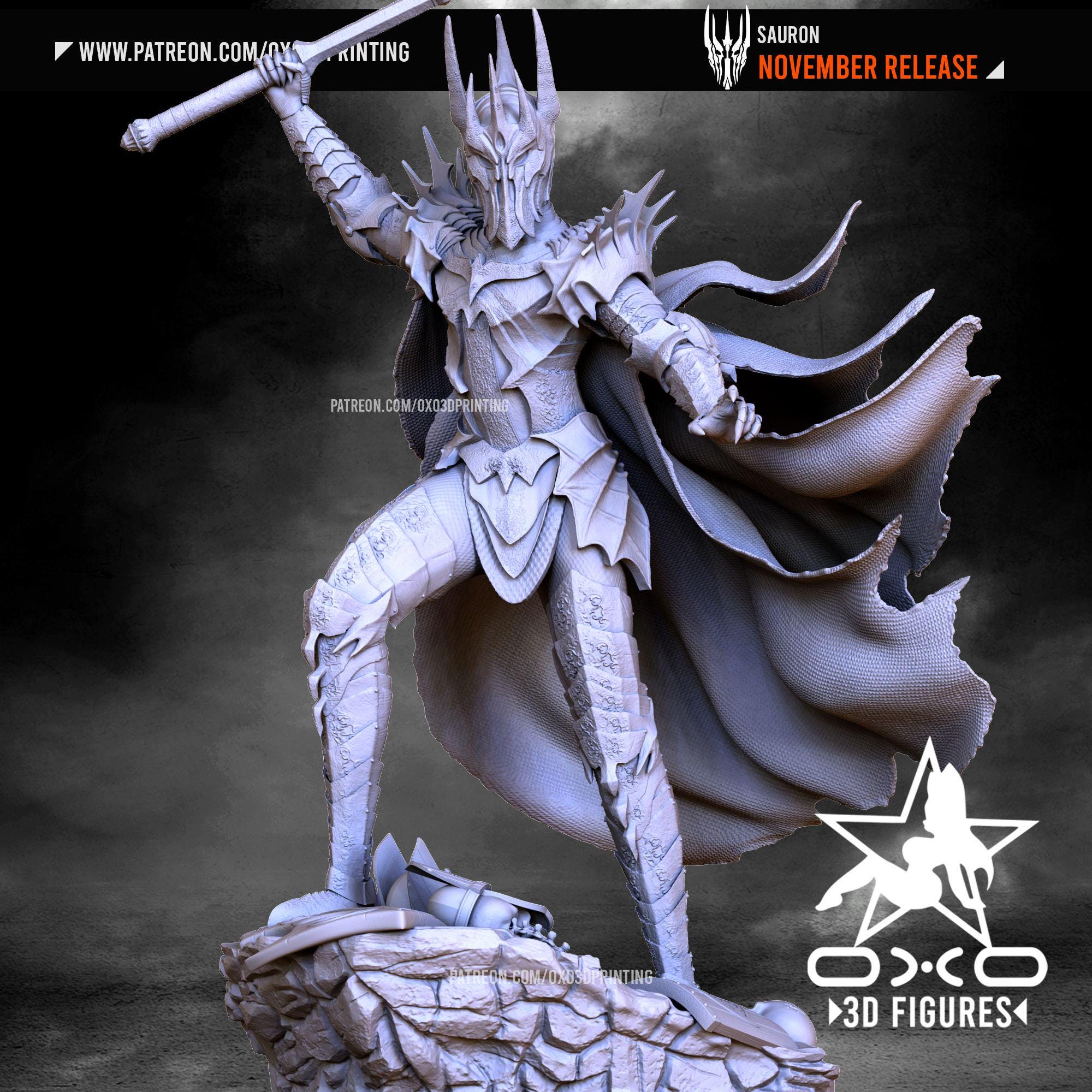 OXO3D Sauron | 3D Printed - Etsy