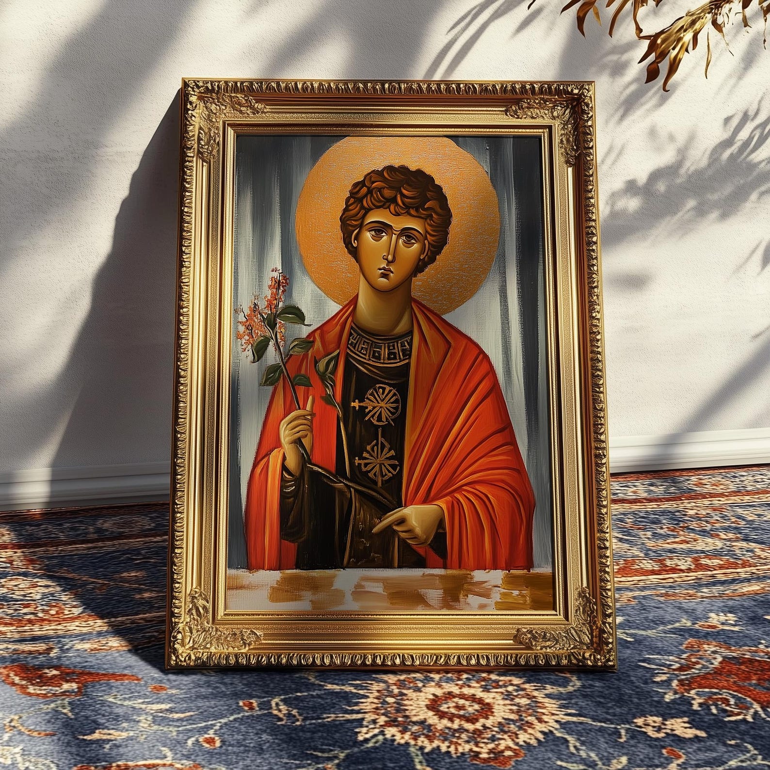 St. Tryphon Icon Art Print: Byzantine Christian Illustration (digital ...