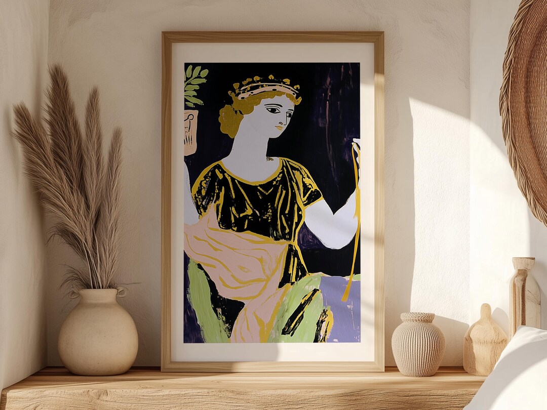 Ariadne Greek Mythology Digital Print, Princess of Crete & Labyrinth ...