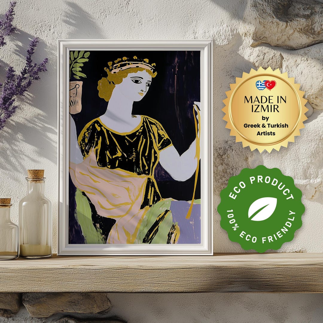 Ariadne Greek Mythology Digital Print, Princess of Crete & Labyrinth ...