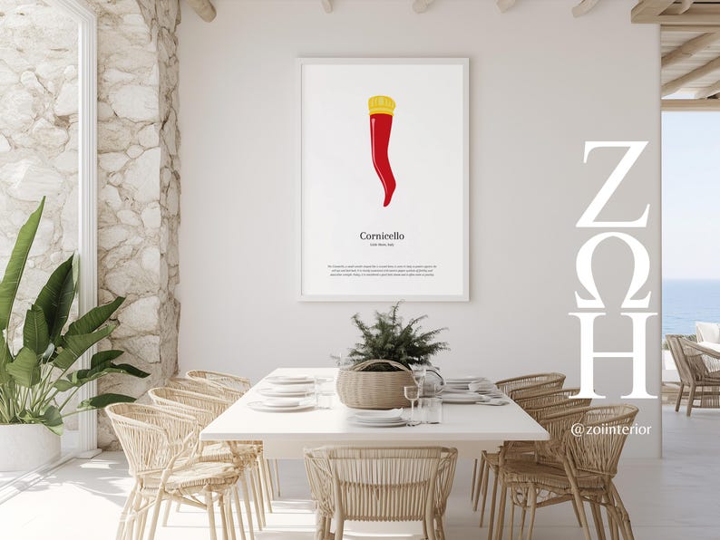 Italian Cornicello Print: Lucky Horn Art (digital Download) - Etsy