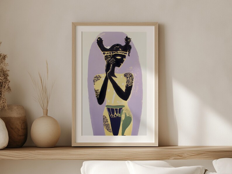 Lamiae Greek Mythology Art Print, Ancient Greek Mythical Creature ...