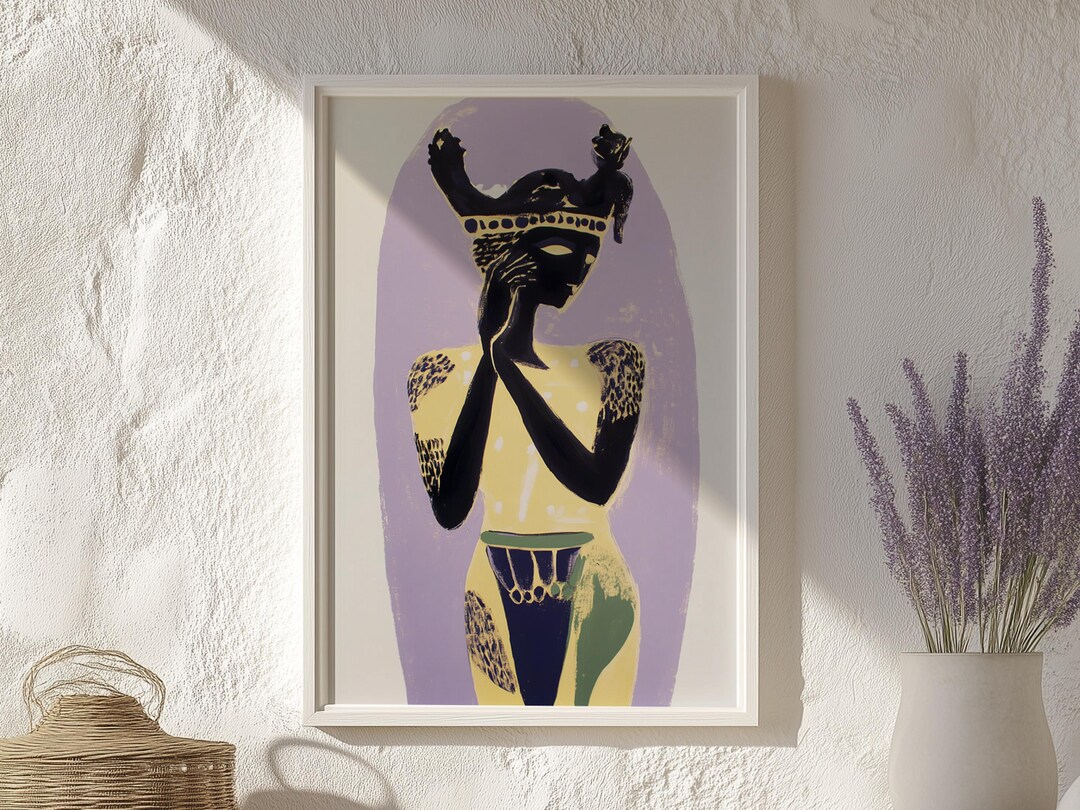 Lamiae Greek Mythology Art Print, Ancient Greek Mythical Creature ...