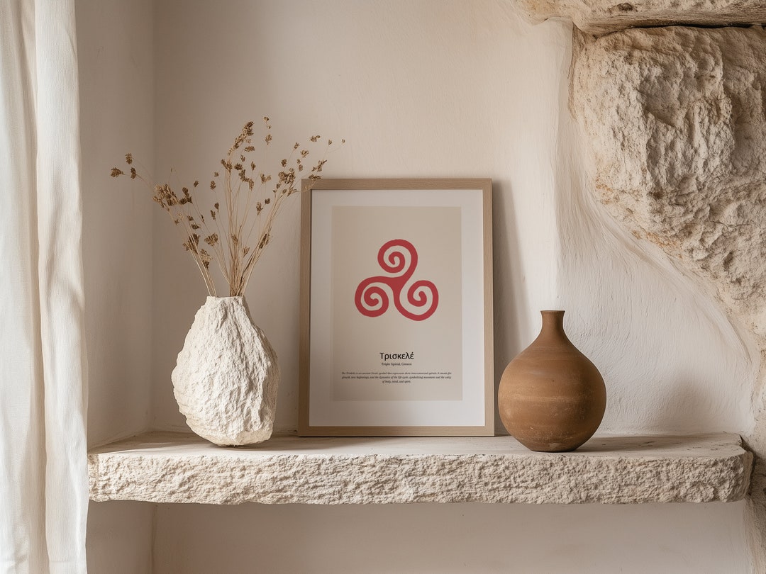 Triskele, Greek Triple Spiral, Symbol of New Beginnings, Celtic and ...