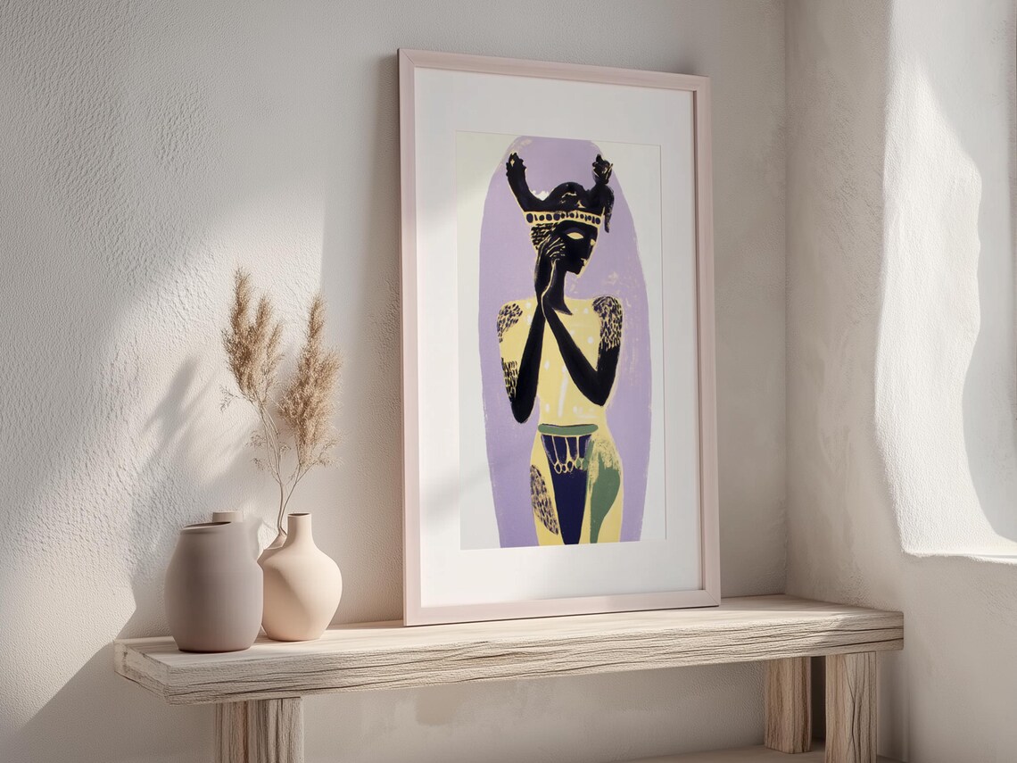 Lamiae Greek Mythology Art Print, Ancient Greek Mythical Creature ...