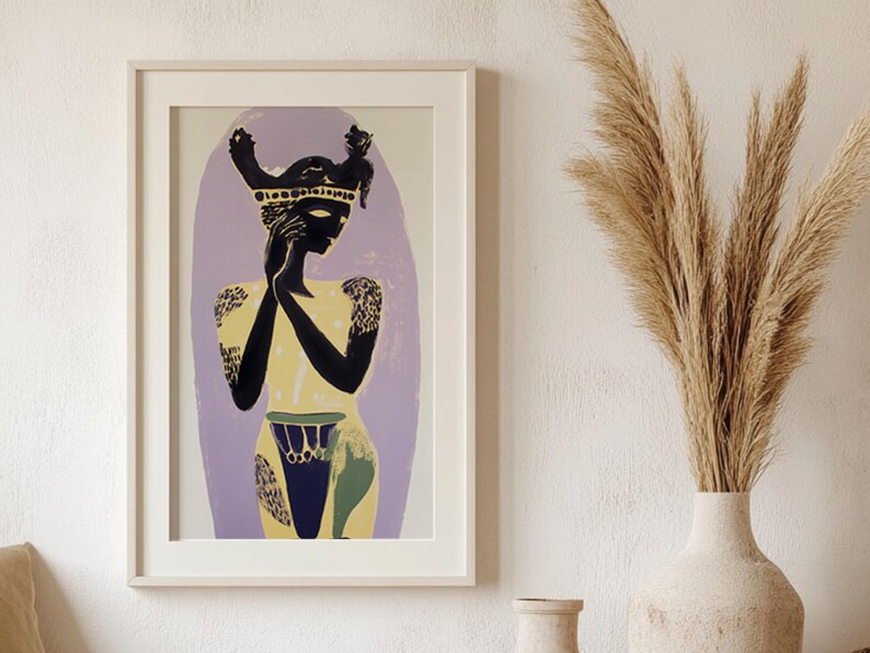 Lamiae Greek Mythology Art Print, Ancient Greek Mythical Creature ...