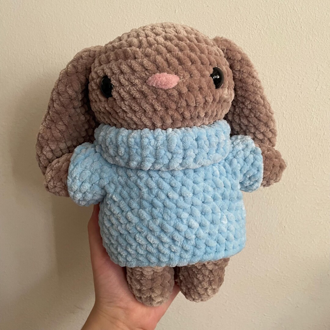 Crochet Bunny, Plushie Bunny, Handmade Plushie, Crochet Plushie, Bunny ...