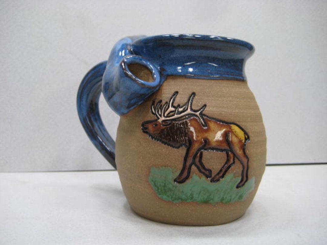 Elk MUG and a PIPE. - Etsy