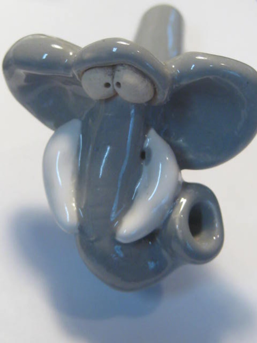 Happy Tusker Elephant Pipe. - Etsy