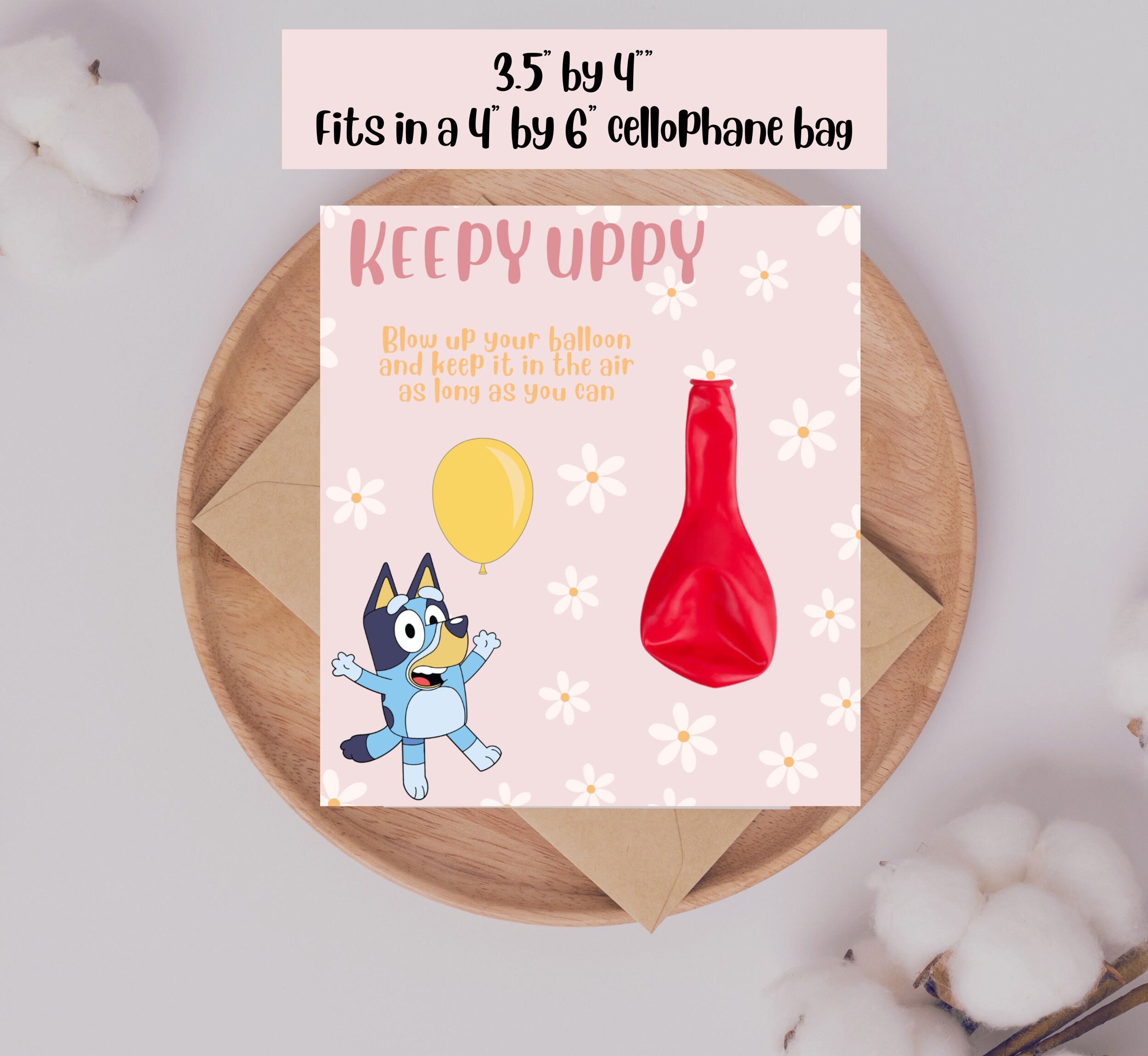 Keepy Uppy Bluey Party Favors for Gift Party Blue Dog Theme Girls ...