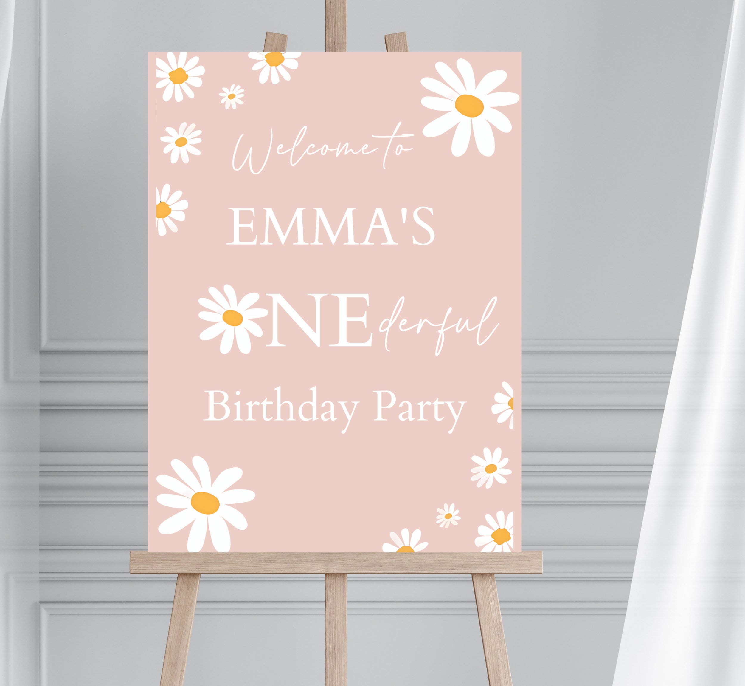 Editable Daisy First Birthday Bundle Kit, Isn't She Lovely Isn't She ...