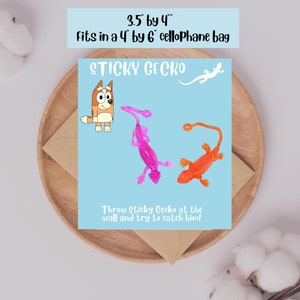 7 Blue Party Favors Bundle, Sticky Gecko, Keep Uppy, Sleepytime, Bum ...