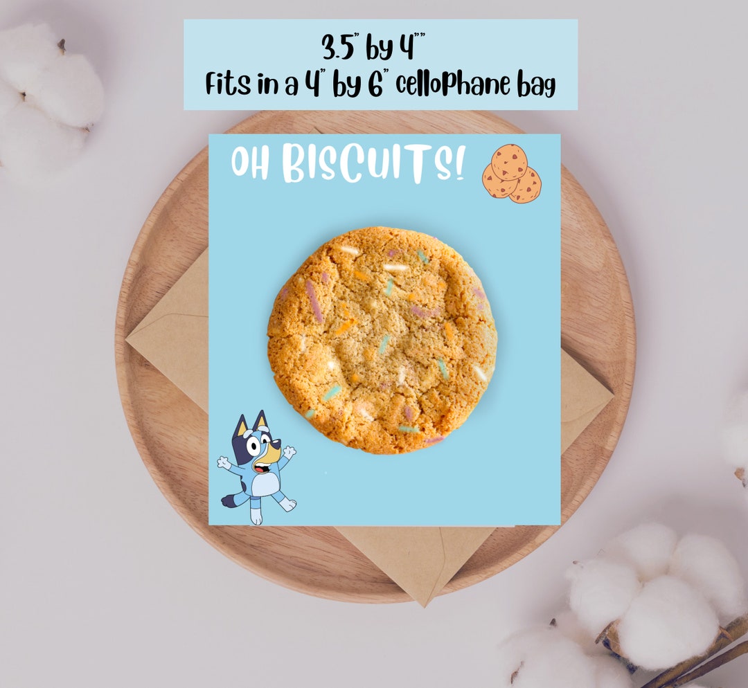 Oh Biscuits Bluey Party Favors for Gift Party Blue Dog Theme Boys ...